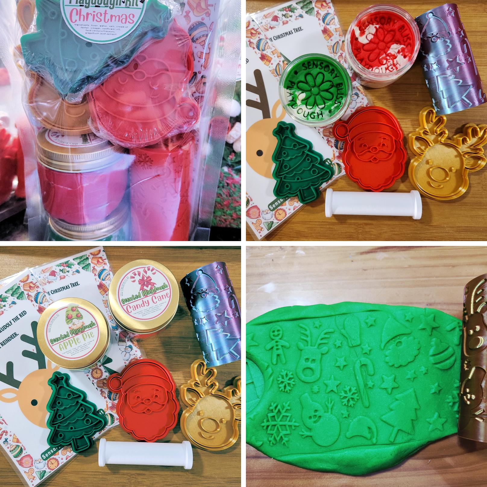 Christmas Playdough Kit - Scented Playdough – Sensory Bliss