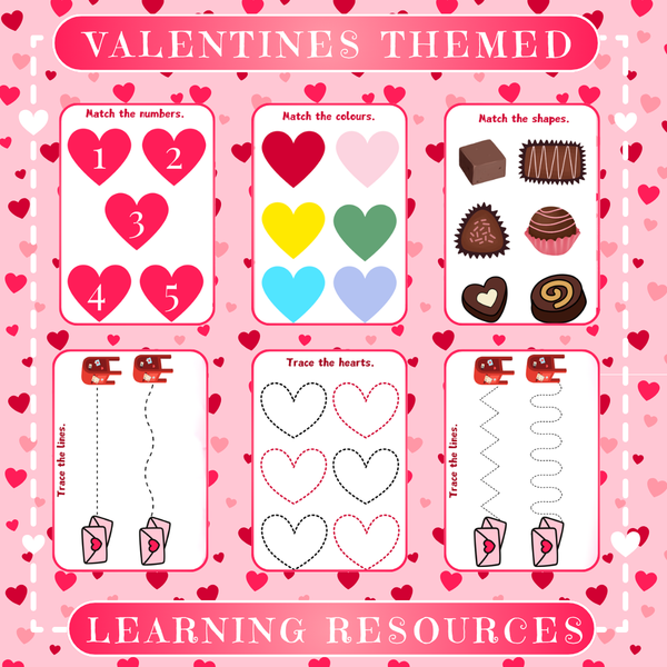 Valentines Themed Learning Resources – Sensory Bliss